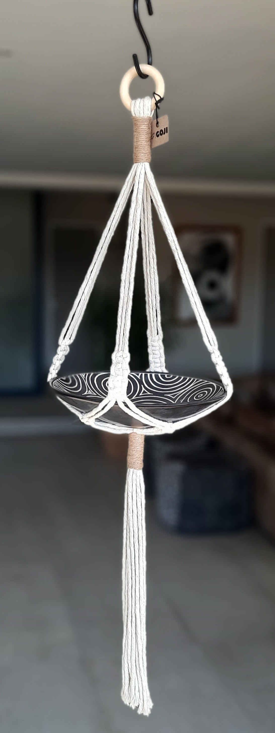 Single Tier Macrame | Jute